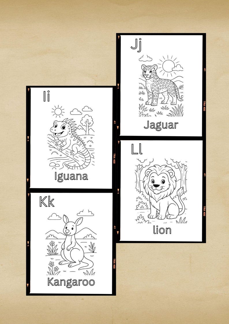 Kids Coloring Book PDF | Printable Pages | Instant Download | Coloring ...