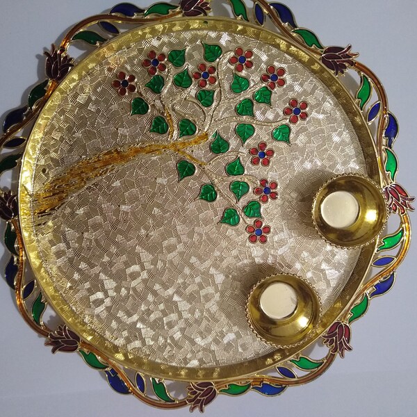 Puja Tray - Etsy UK