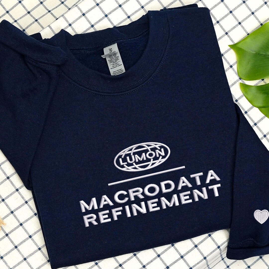 Embroidered Lumon Macrodata Refinement Severance Sweatshirt, Lumon Shirt, Lumon Industries ...