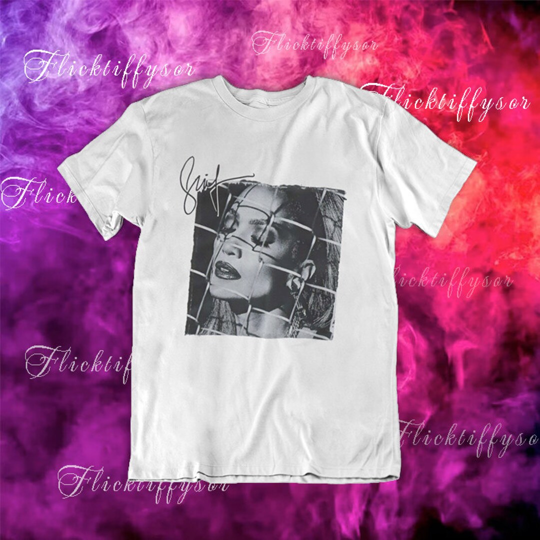 Jennifer Lopez Signature Printed Black and White Unisex T-shirt Size S ...