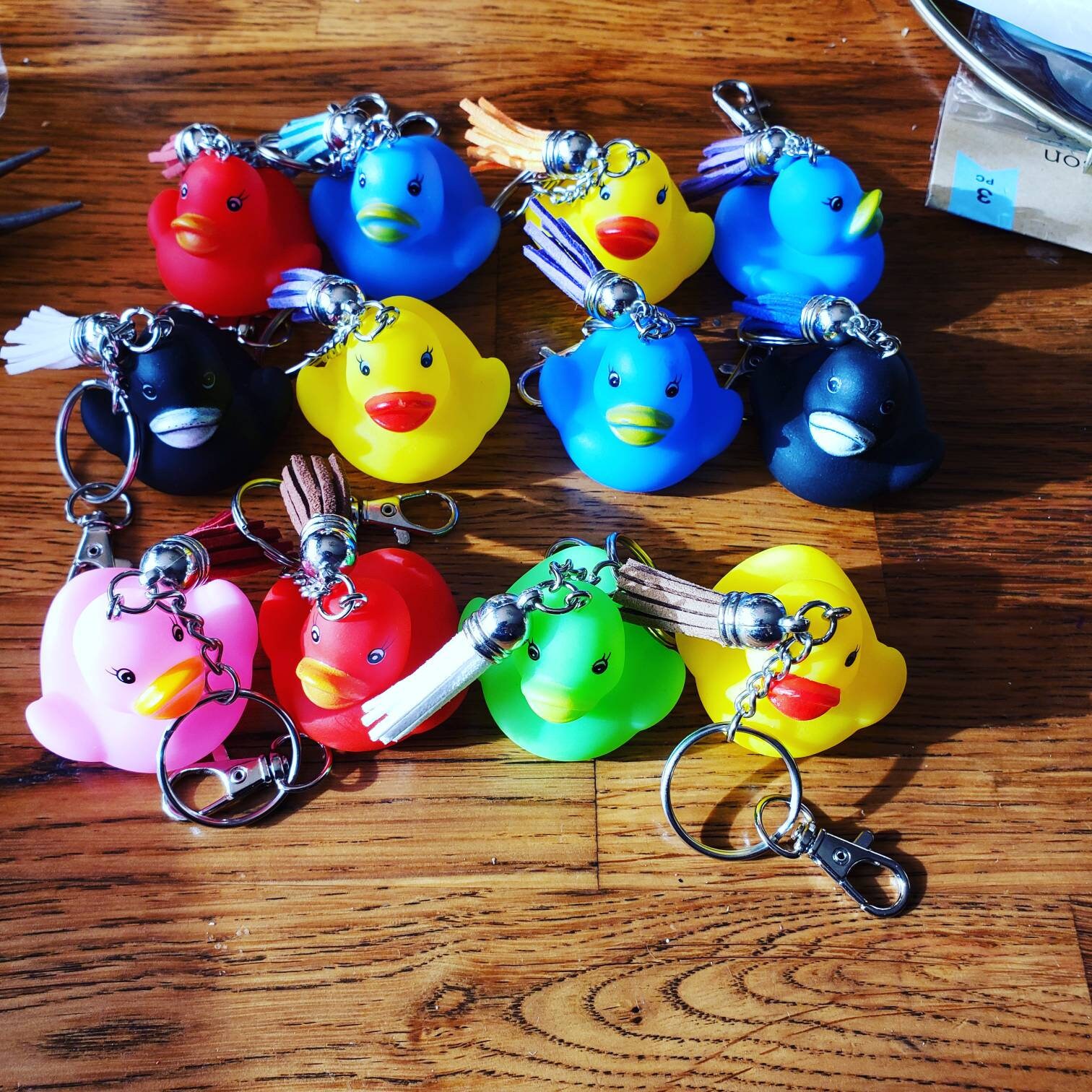 Rubber Duck Keychains - Etsy