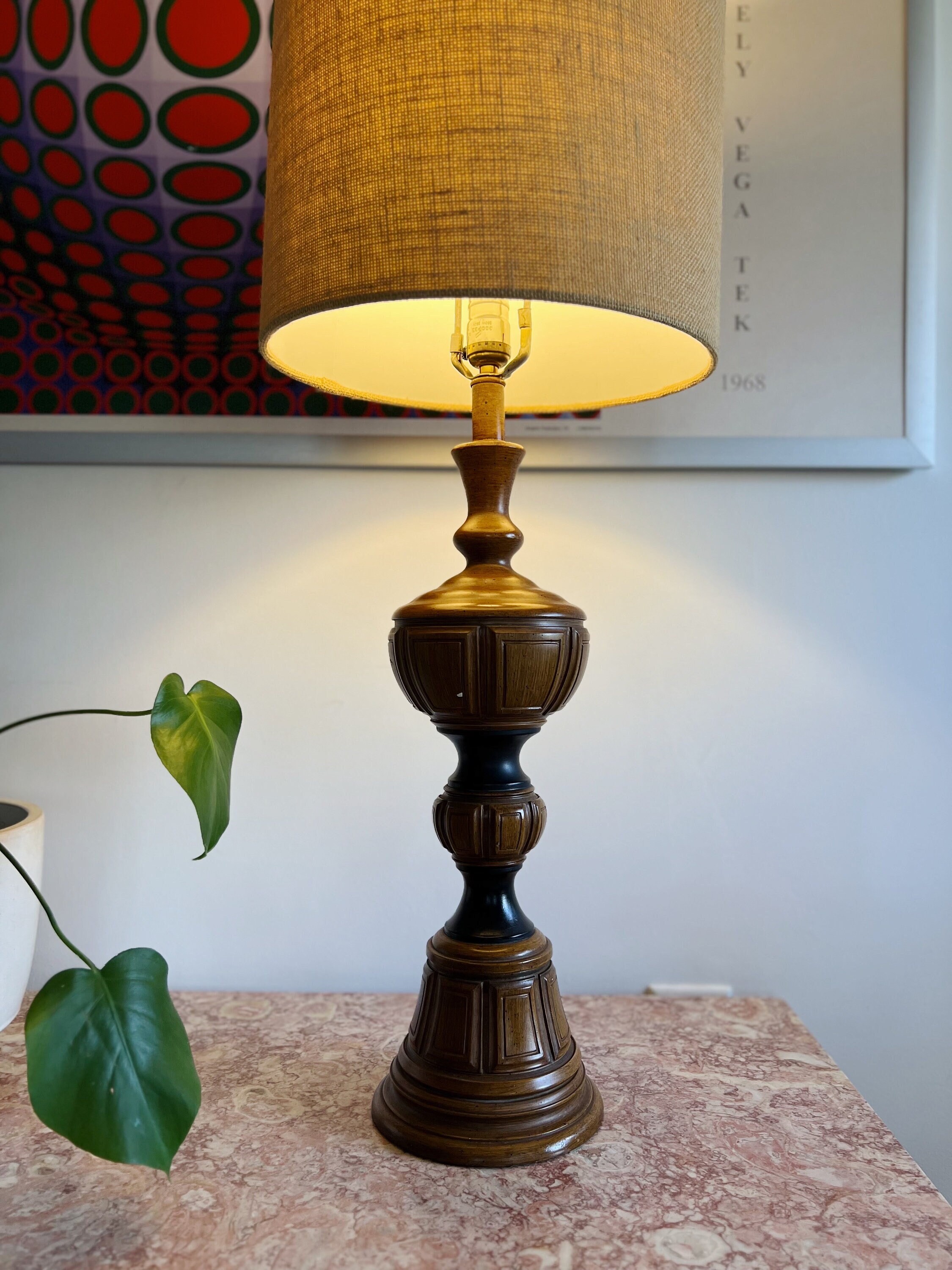F.A.I.P. Vintage MCM Table Lamp - Etsy