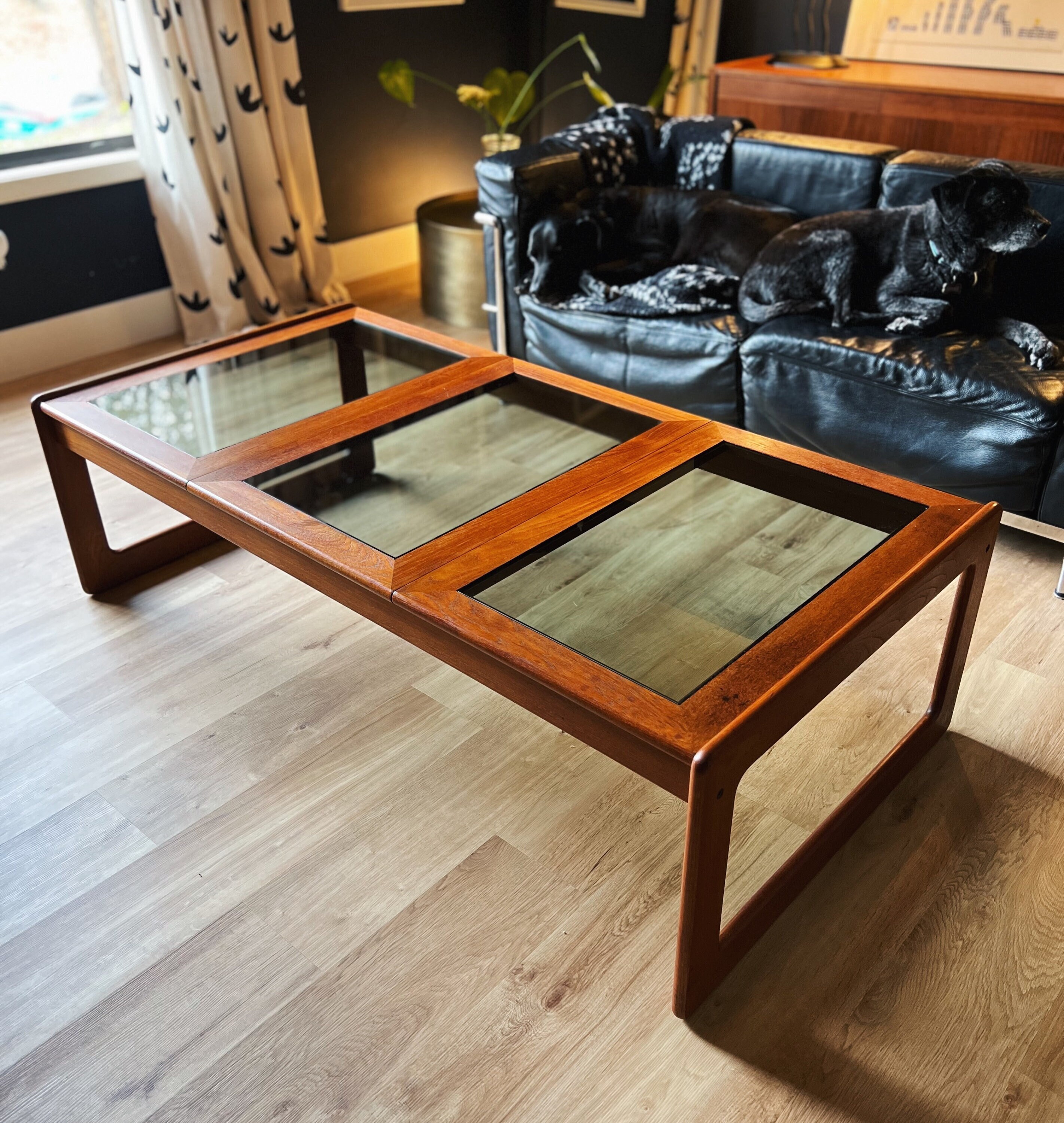Danish Modern Coffee Table by Komfort - Etsy