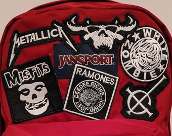 Metal Band Backpack - Etsy