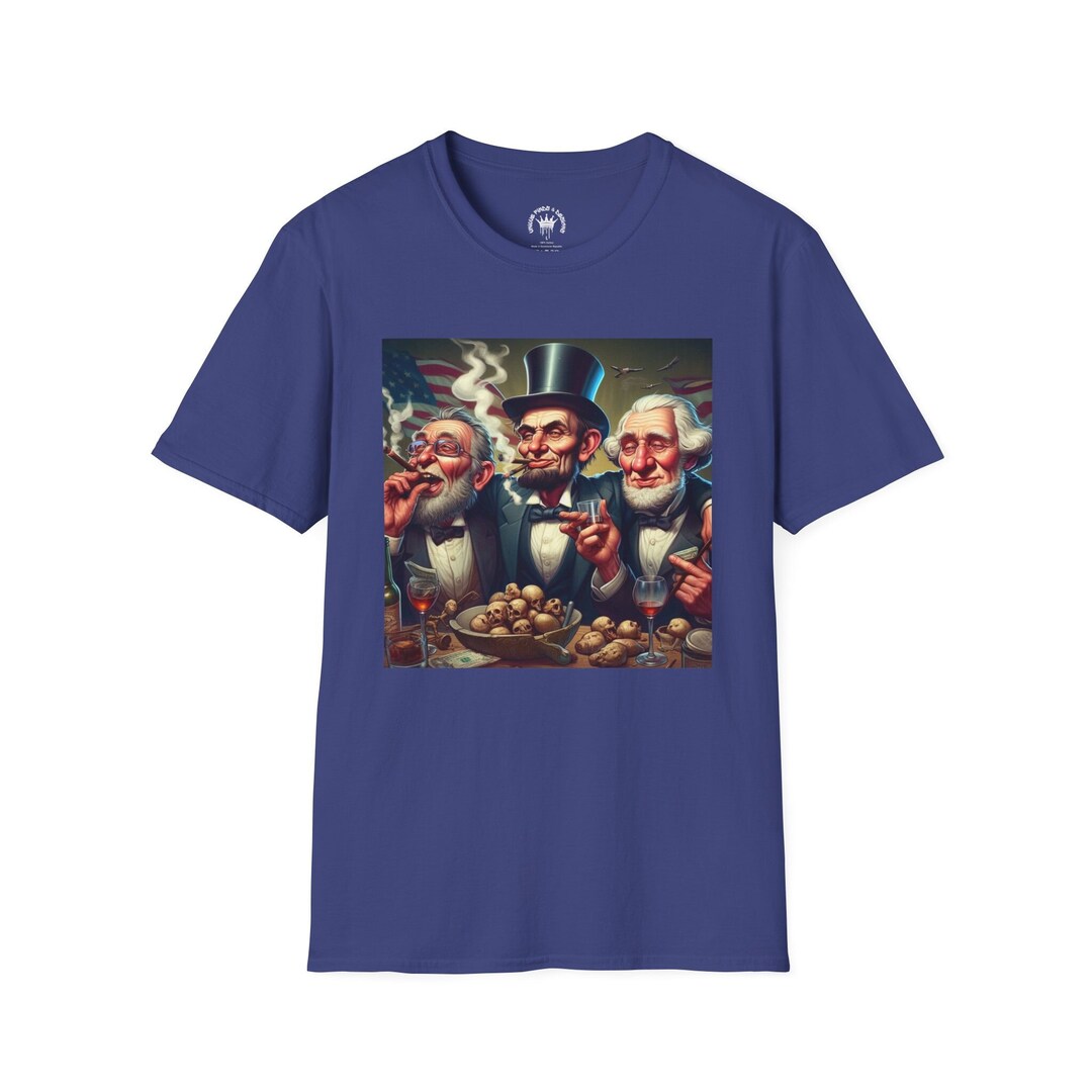 Founding Fathers Party T-shirt: Patriotic USA Hooligans - Etsy