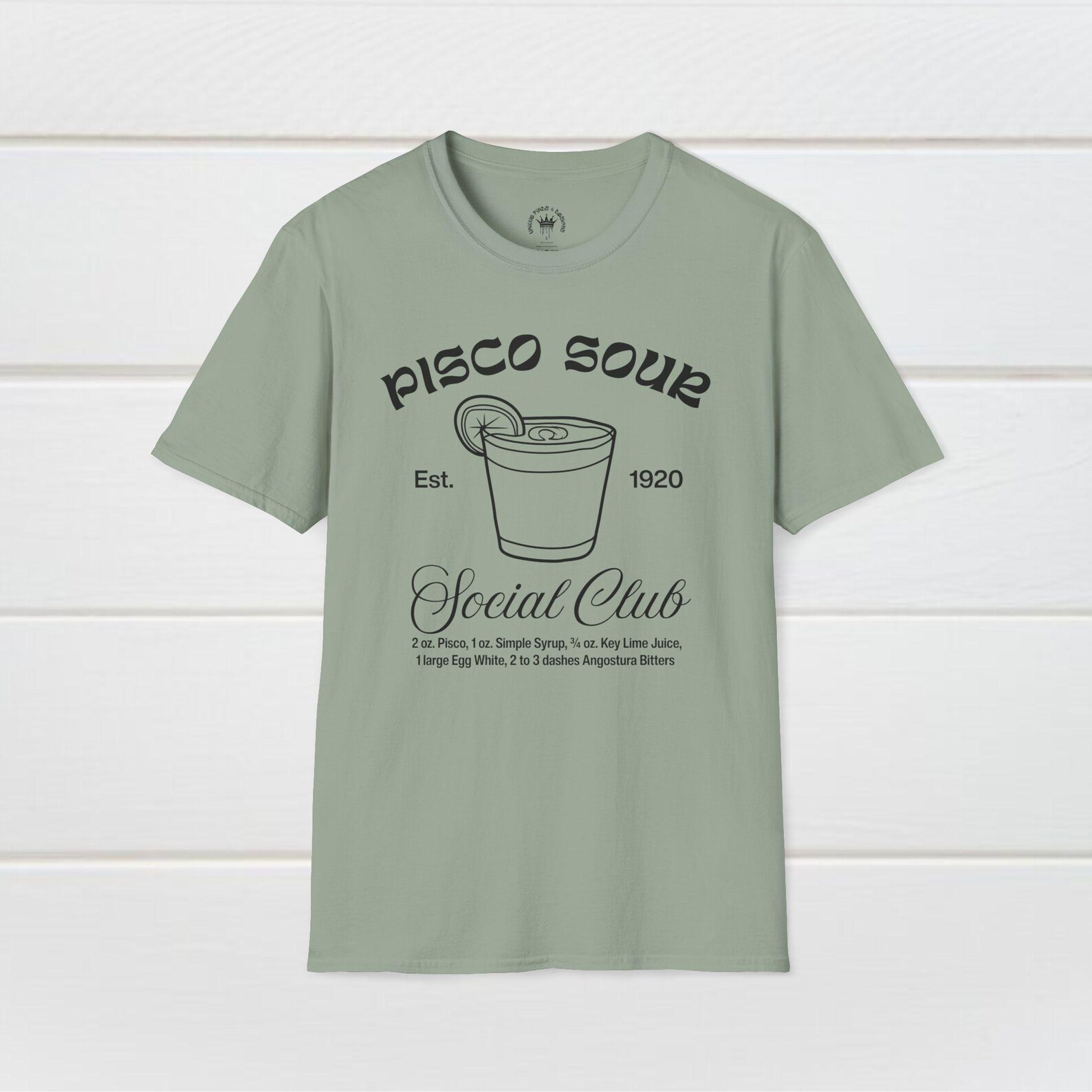 Pisco Sour Social Club T-shirt: Peruvian Cocktail Graphic Tee - Etsy