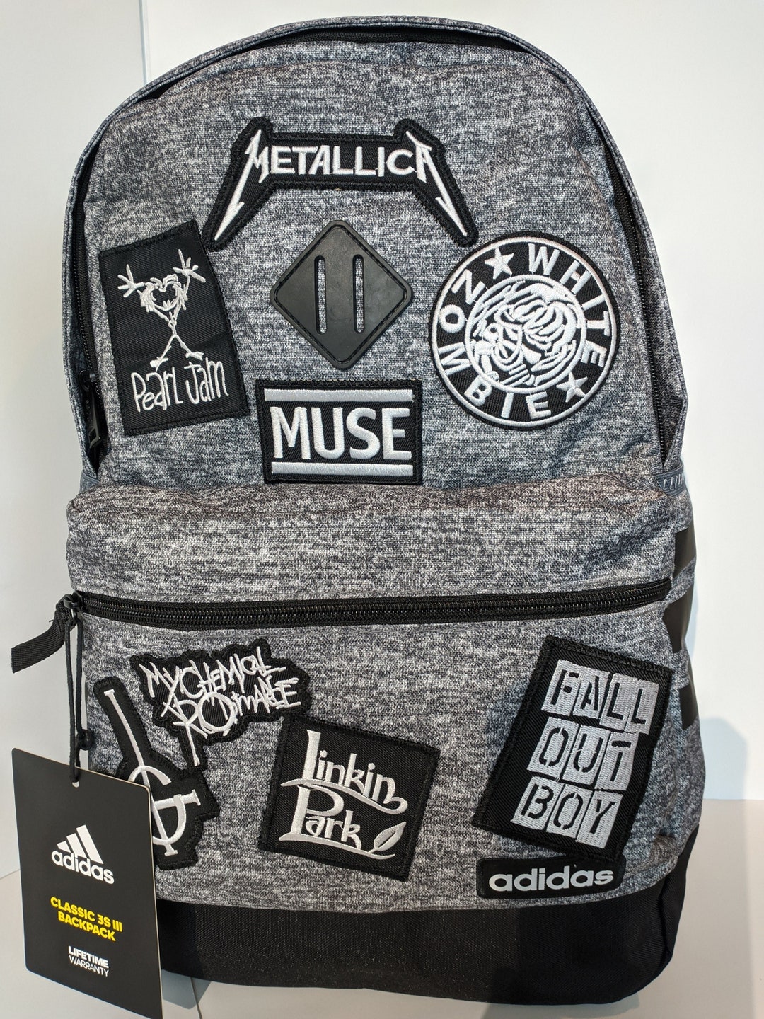 Grey Battle Backpack Rock, Metal, & Alternative - Etsy