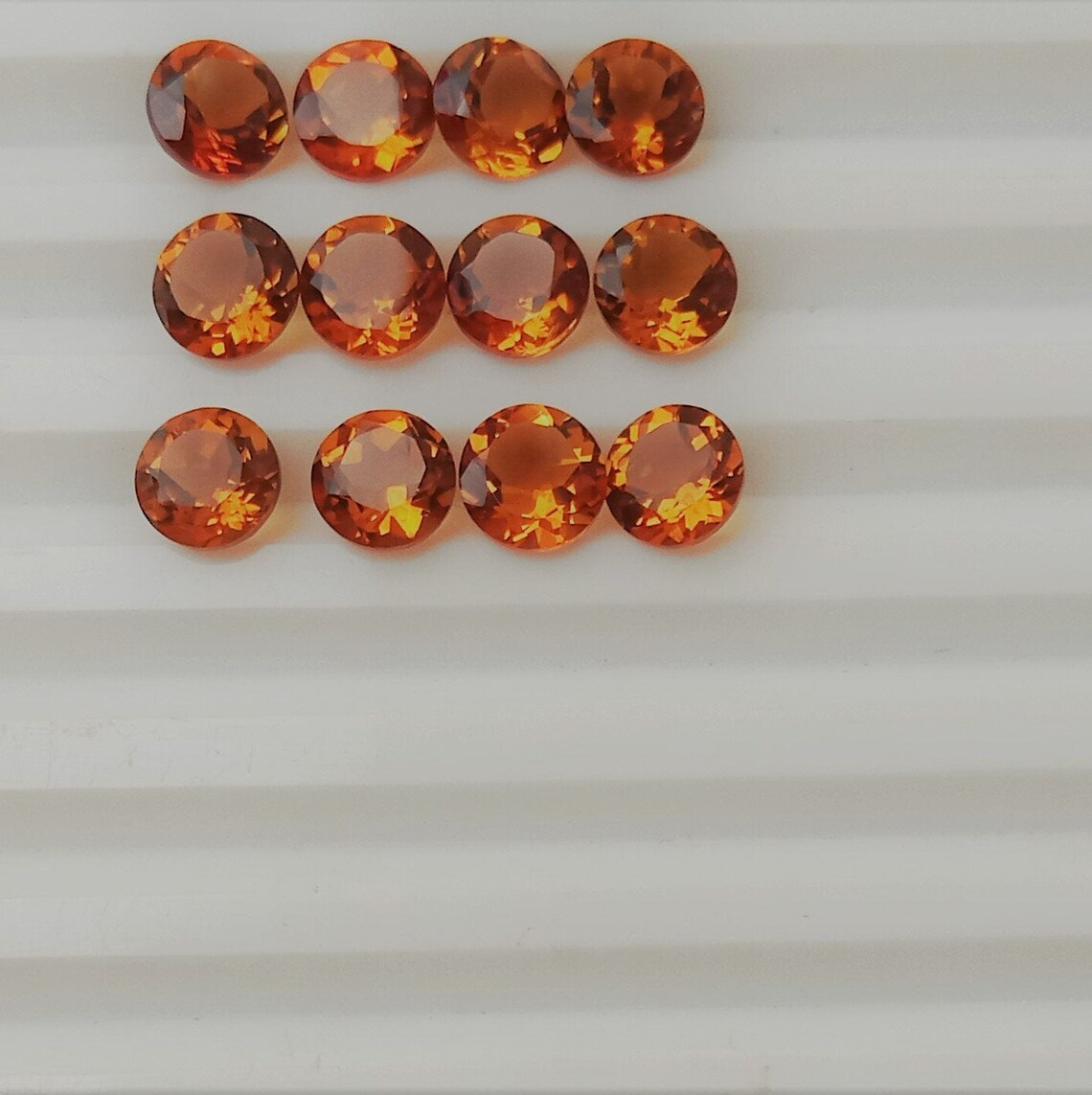 6mm Citrine Round Faceted Gemstone best gemstone quality | Etsy