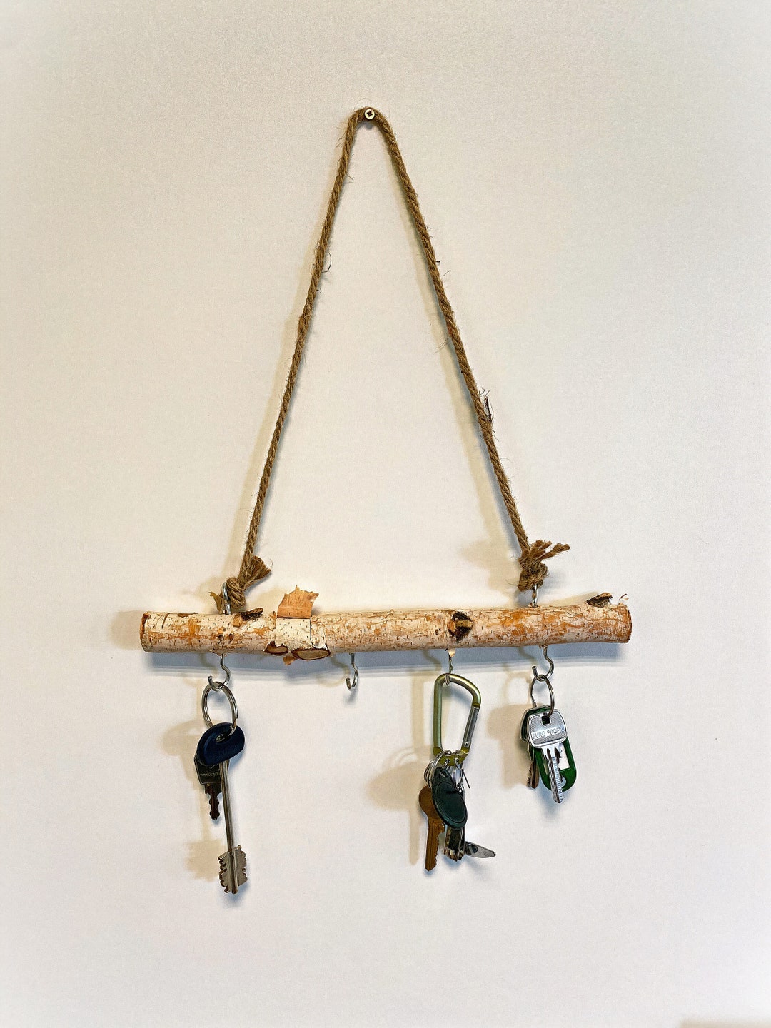 Rustic Wood Key Rack Entryway Organizer Key Hooks Key Hanger - Etsy