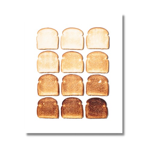 Watercolor Toast Print Toast Wall Decor Food Art Food - Etsy