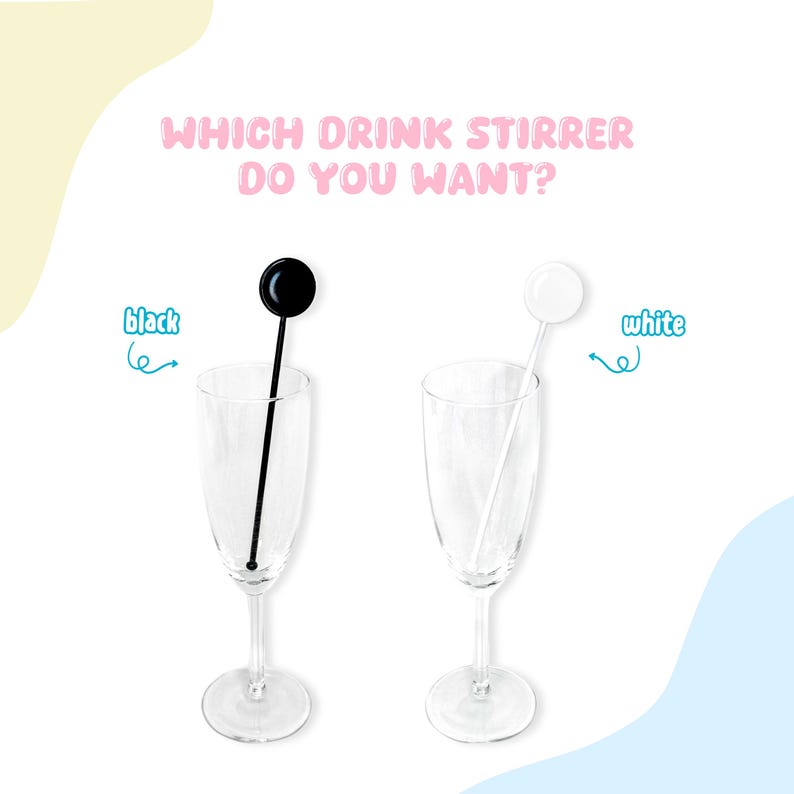 Custom Face Drink Stirrers - 20th/21st Birthday Party Decorations - Etsy