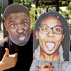 5 PCS Personalised Photo Face Mask, Party Mask, Bachelorette and ...