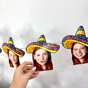 Personalized Sombrero Face Banner - Final Fiesta Bachelorette Party ...