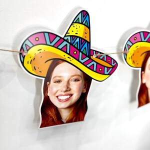 Personalized Sombrero Face Banner - Final Fiesta Bachelorette Party ...