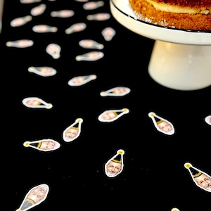 Personalized Face Confetti - Happy Retirement Table Confetti ...