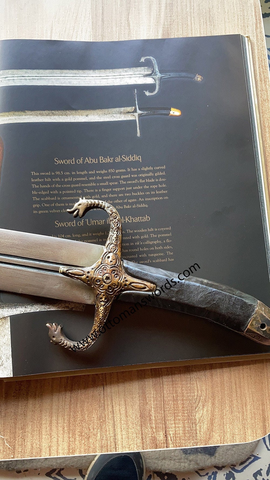Schwert von Abu Bakr Al Siddiq İslamische Replik Schwerter - Etsy ...