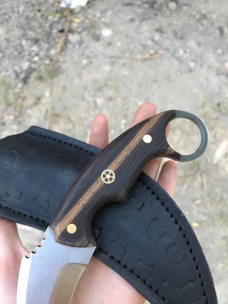 Karambit Knife Personalized Hand Forged Steel Knives - Etsy