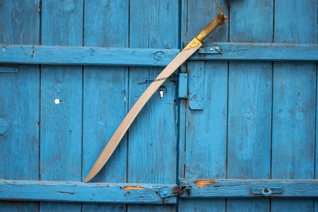 Yatagan Sword Ram Horn Handle Swords Full Tang - Etsy