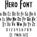Hero Alphabet, Hero Font Svg, Kids Font Comic, Font Hero Letters, for ...