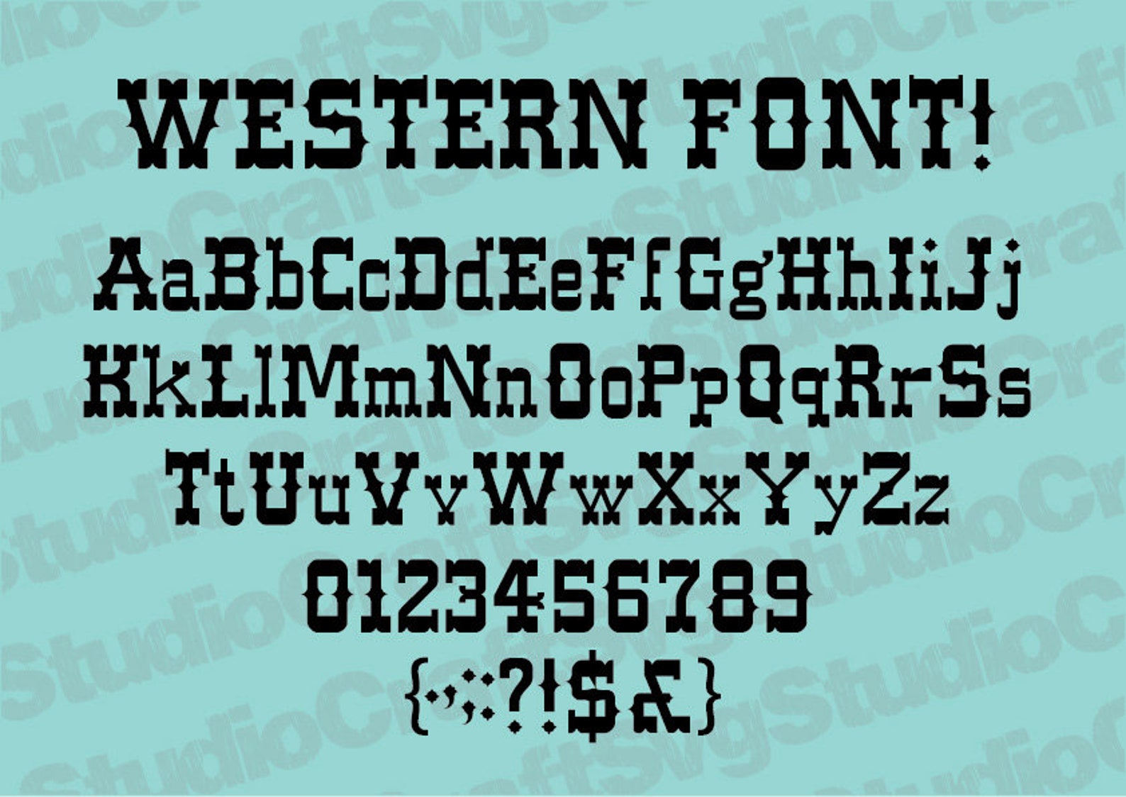 WESTERN FONT SVG, Western Monogram Svg, Western Alphabet Svg, Font Svg ...