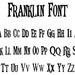 Franklin Font, Script Font, Cursive Font,handwritten Font,calligraphy ...