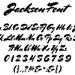 Jackson Font,script Font,cursive Font,handwritten Font, Calligraphy ...