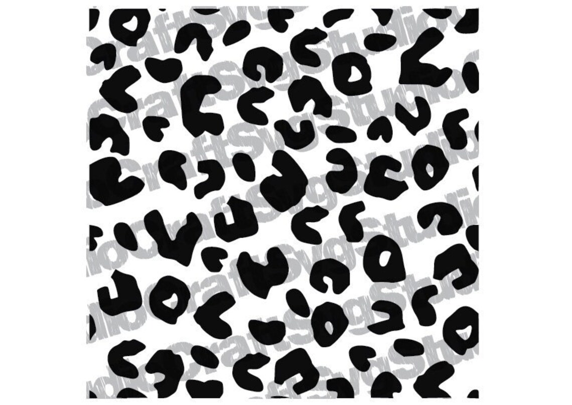 LEOPARD PRINT SVG Instant Download Leopard Svg Animal | Etsy