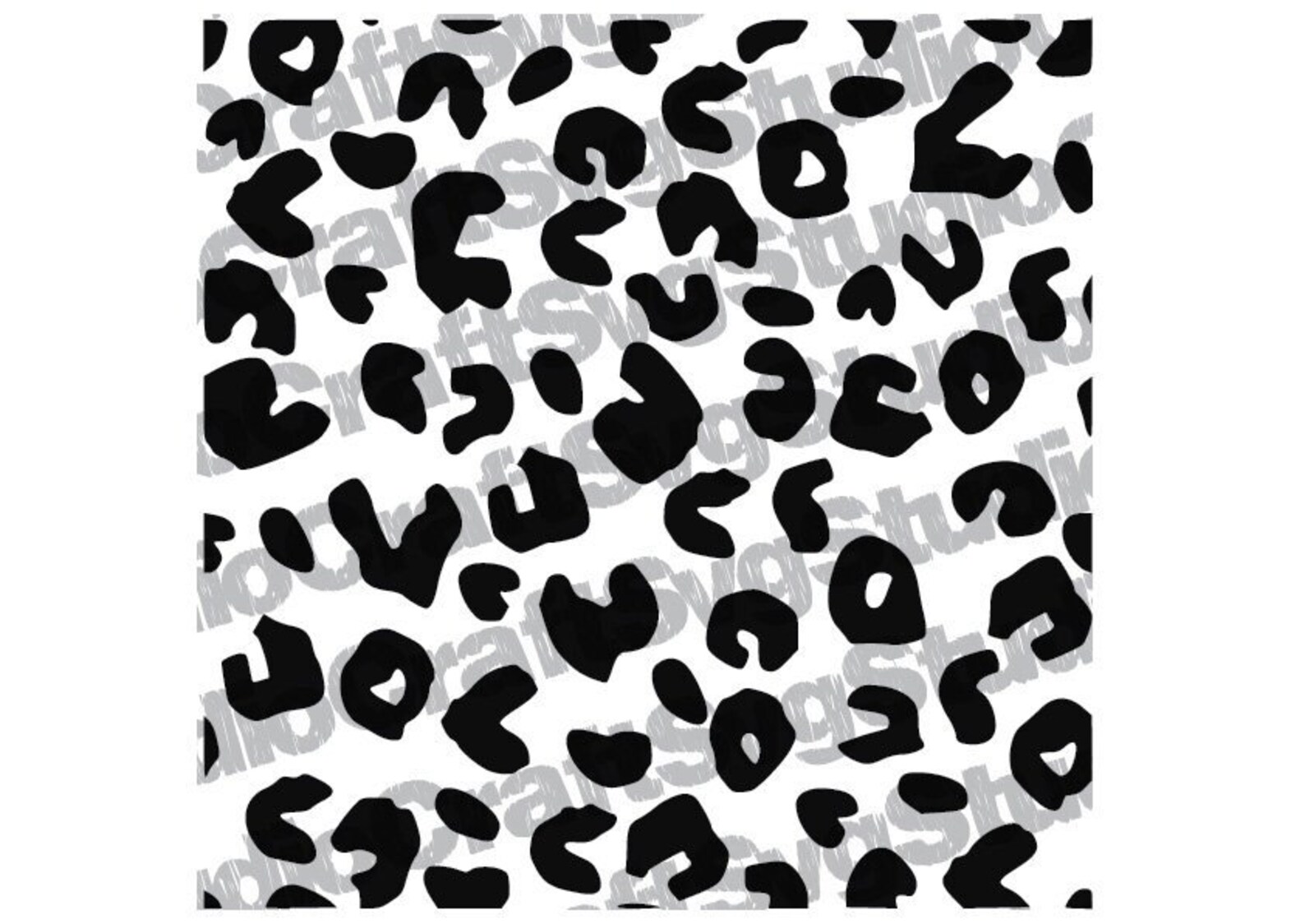 LEOPARD PRINT SVG Instant Download Leopard Svg Animal | Etsy