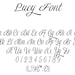 Lucy Font, Script Font, Cursive Font, Handwritten Font, Calligraphy ...