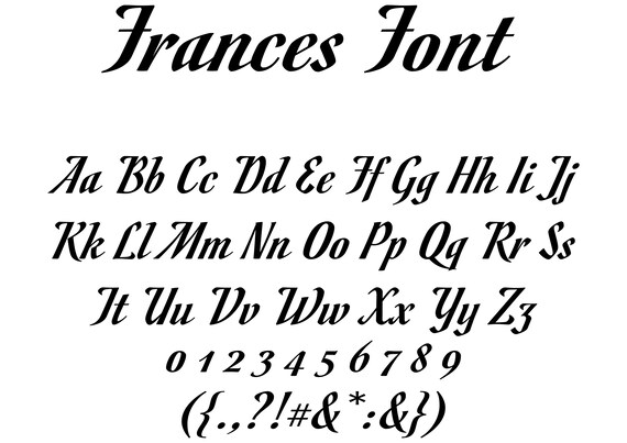 Alfabeto Cursivo Frances
