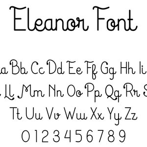 Eleanor Font SVG, Font Download, Olivia Alphabet SVG, Font SVG, Digital ...