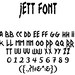 Jett Font, Script Font, Cursive Font, Handwritten Font, Calligraphy ...