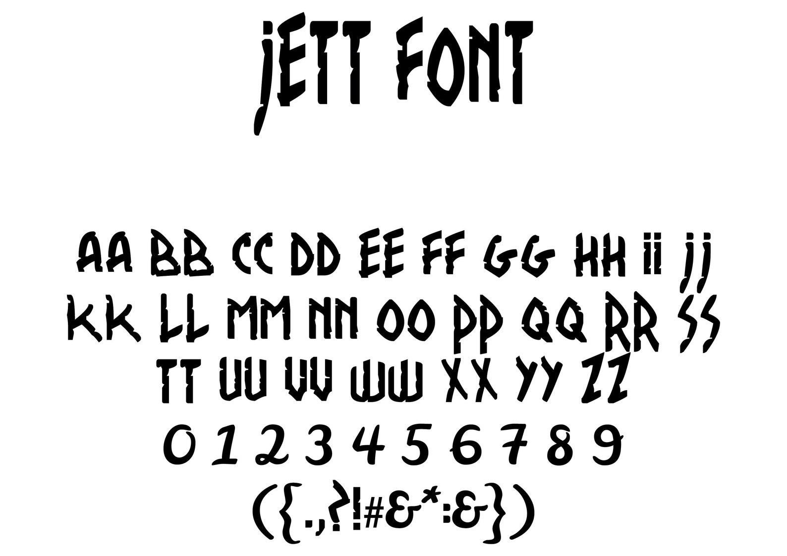 Jett Font, Script Font, Cursive Font, Handwritten Font, Calligraphy ...