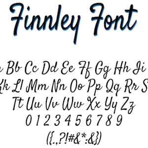 Finnley Font, Script Font, Cursive Font, Handwritten Font, Calligraphy ...