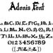 Adonis Font,script Font, Cursive Font,handwritten Font, Calligraphy ...