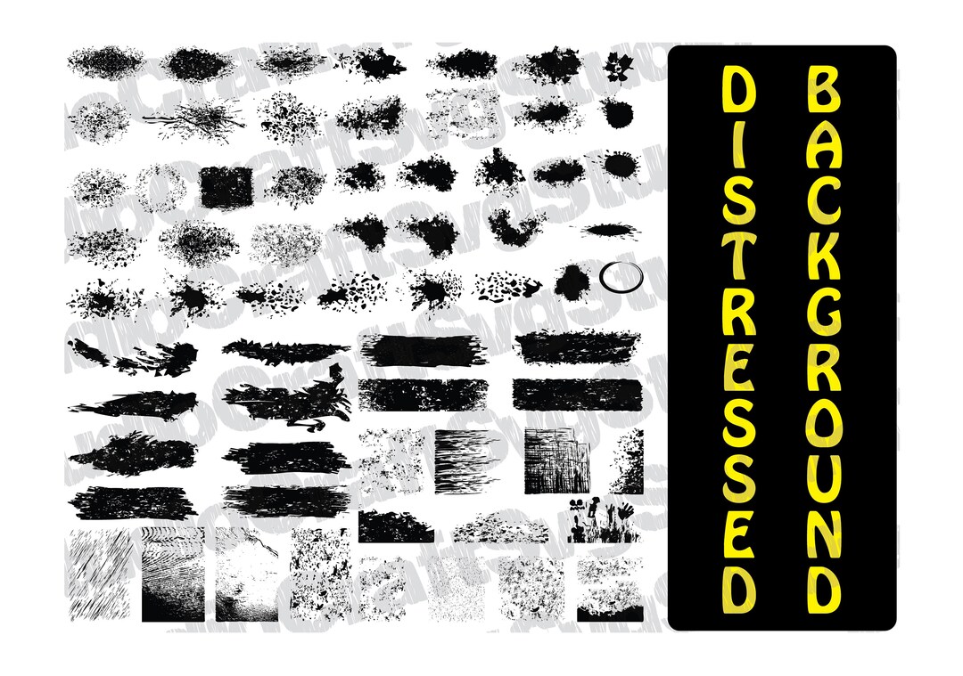 DISTRESSED BACKGROUN SVG, Instant Download, Distressed Svg, Digital ...