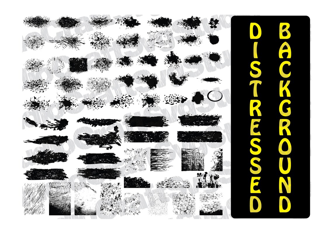 DISTRESSED BACKGROUN SVG, Instant Download, Distressed Svg, Digital ...