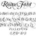 Rome Font, Script Font, Cursive Font, Handwritten Font, Calligraphy ...