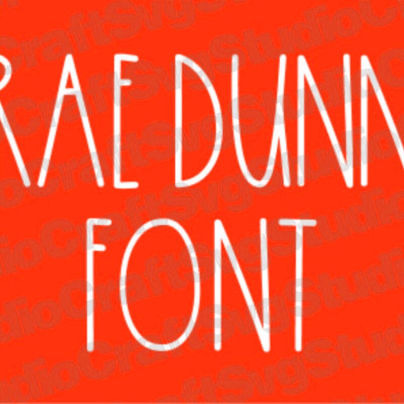 Rae Dunn Font - Etsy