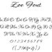 Zeo Font, Script Font, Cursive Font, Handwritten Font, Calligraphy Font ...