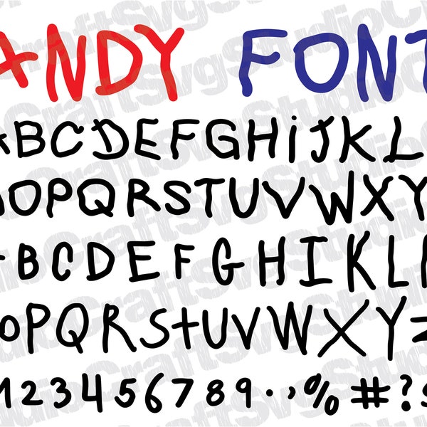 Andy Toy Story Font - Etsy
