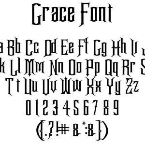 Grace Font, Handwritten Font, Procreate Font, Cricut Font, Silhouette ...