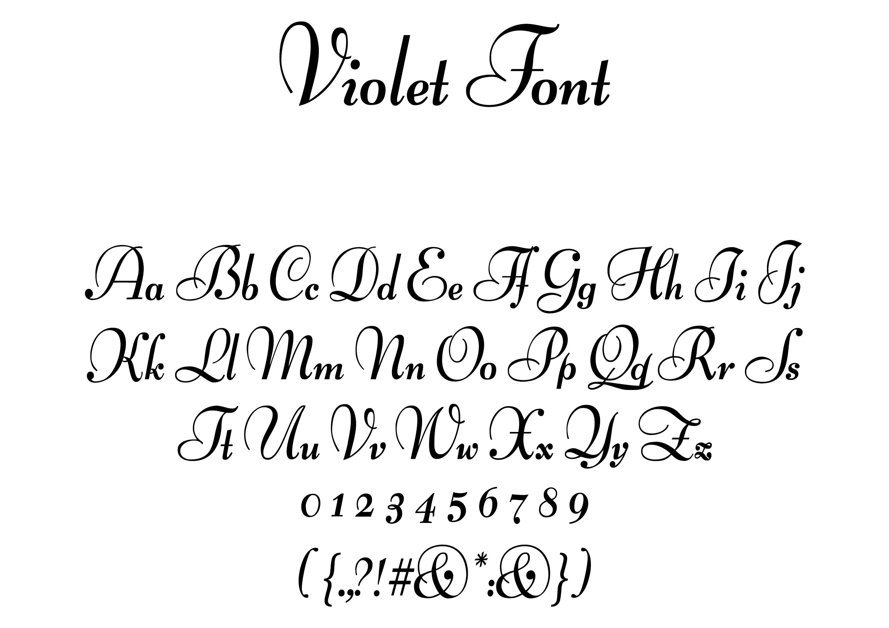 Violet Font, Script Font, Cursive Font,handwritten Font,calligraphy ...