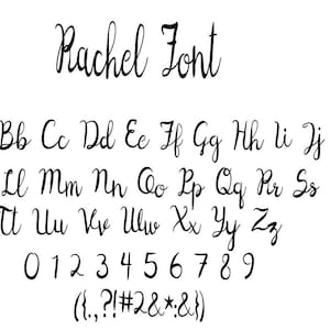 Rachel Font, Display Font, Script Font, Modern Font, Wedding Font ...