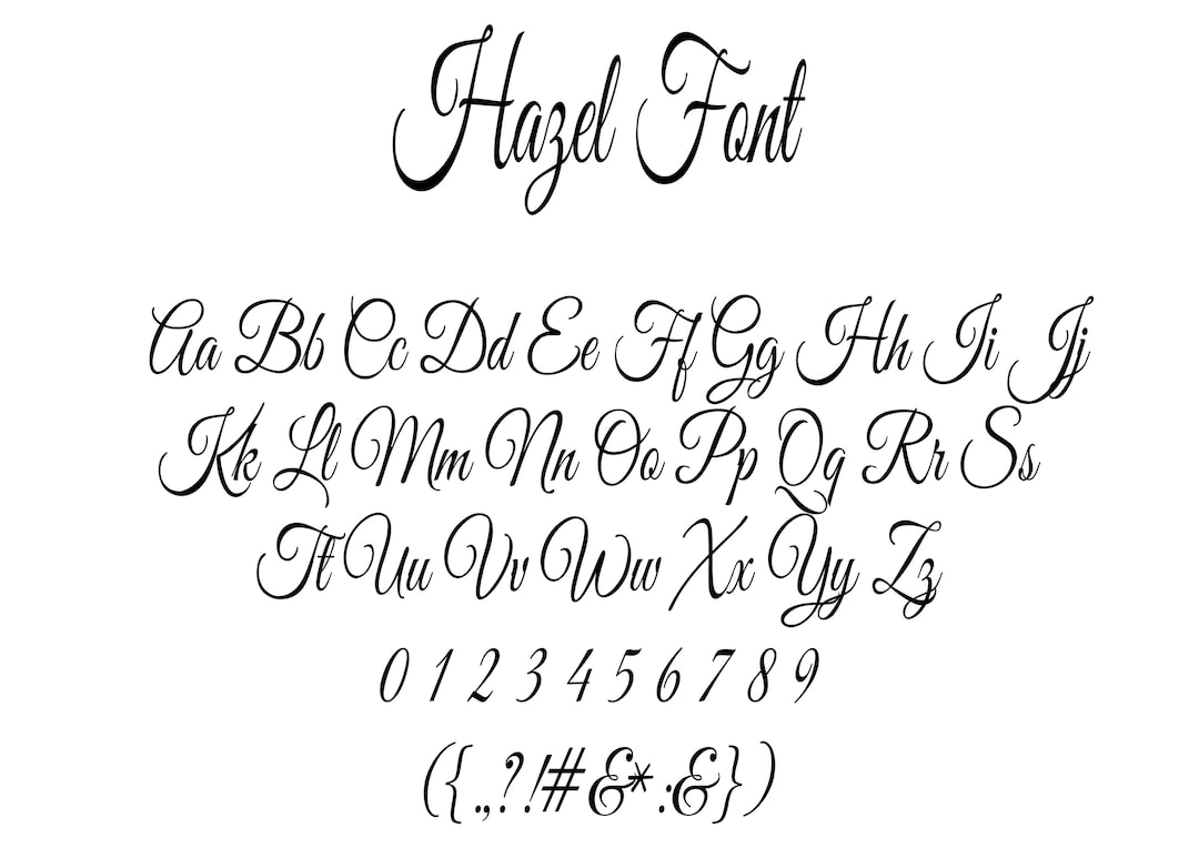 Cursive Font, Calligraphy Font, Cursive Script Font, Wedding Font ...
