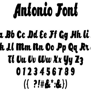 Antonio Font,script Font,cursive Font,handwritten Font, Calligraphy ...