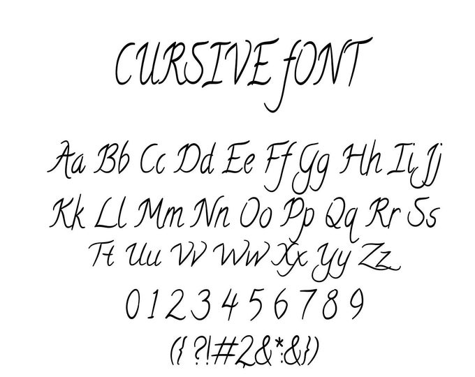 Cursive Font, Calligraphy Font, Cursive Script Font, Wedding Font ...