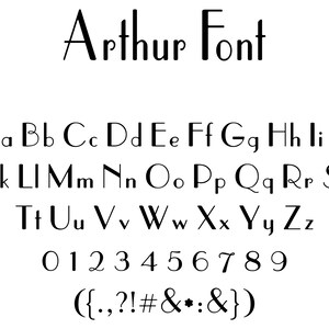Arthur Font,script Font,cursive Font, Handwritten Font, Calligraphy ...