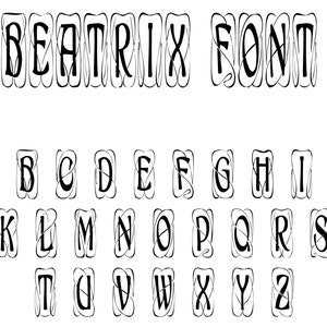 Beatrix SVG, Cut File ,printable Vector, Cricut , Silhouette , Instant ...