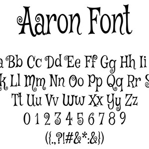 Aaron Font, Script Font, Cursive Font,handwritten Font, Calligraphy ...